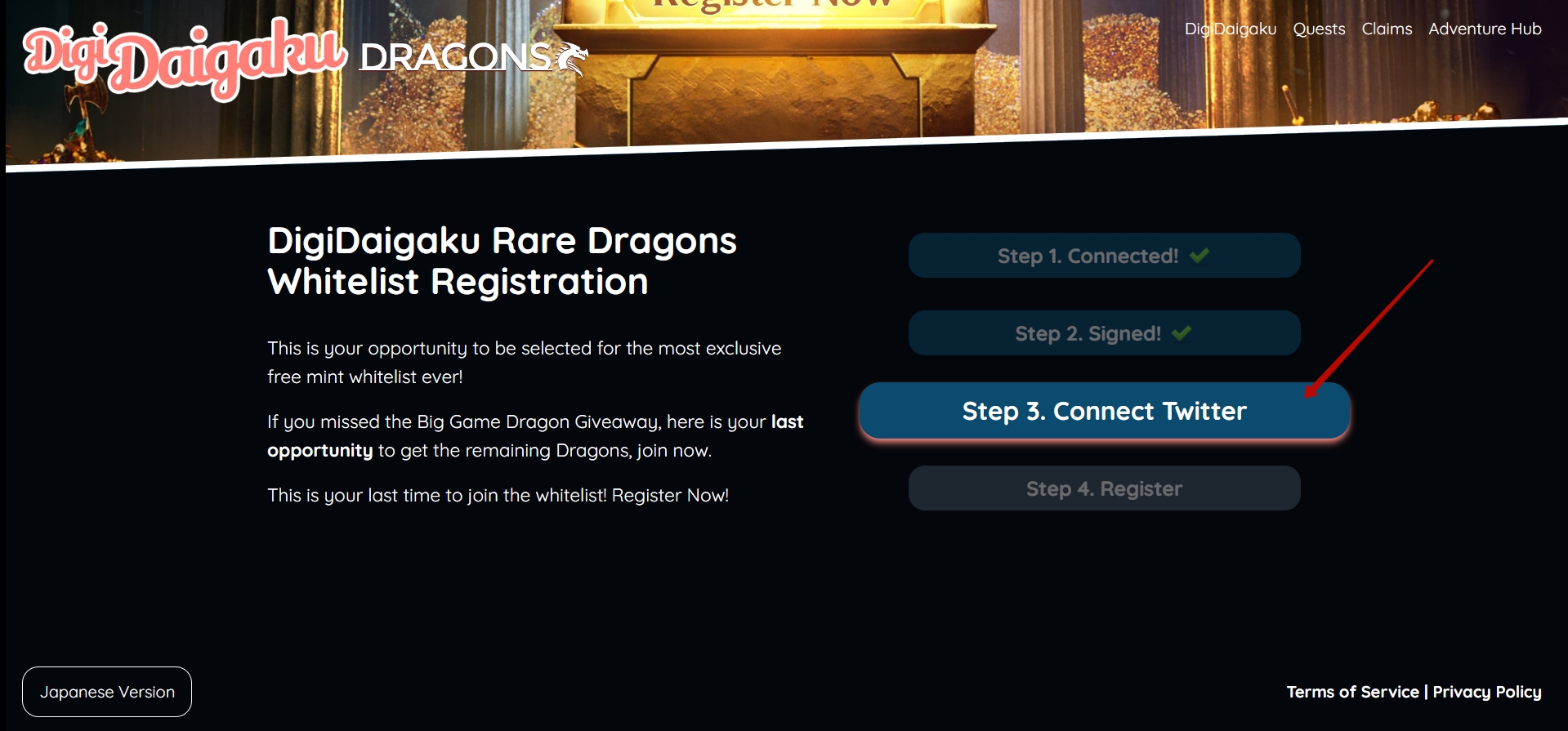 Waitlist розыгрыш уникальных NFT Digidaiku Dragons — Teletype